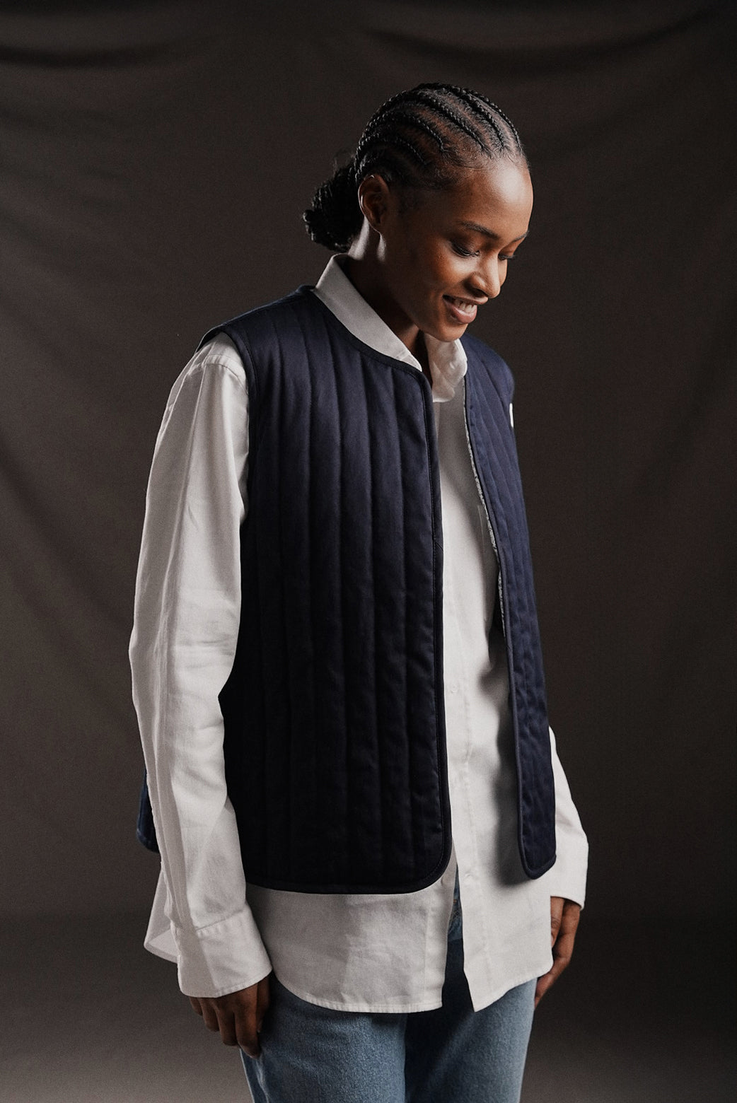 PAP'Atelier reversible quilted vest – Eden Park